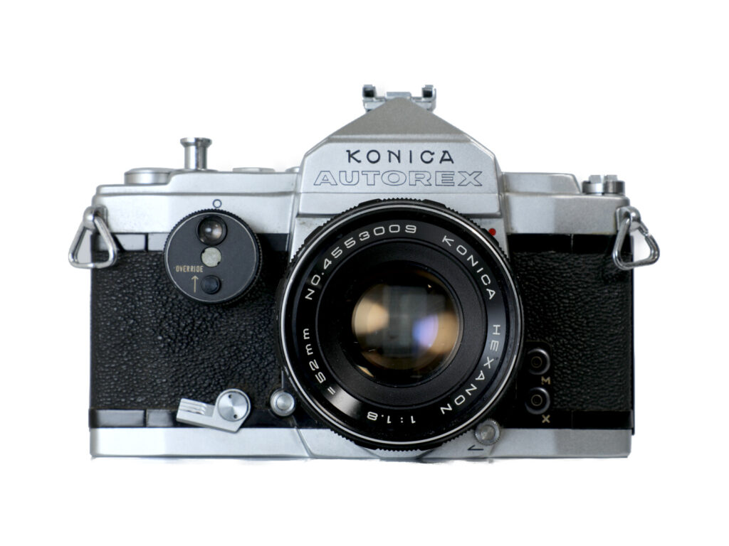 KONICA コニカ AUTOREX HEXANON 52mm F1.8 フィルムカメラ 879541 - 新潟県で中古カメラ・中古レンズの ...